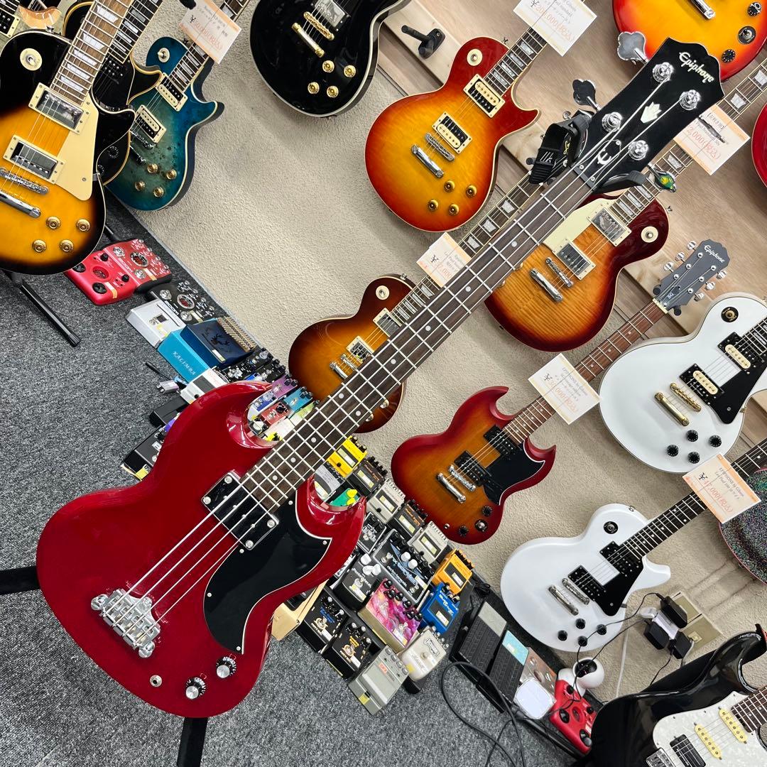 【10866】 Epiphone EB-0 SG ベース Cherry red