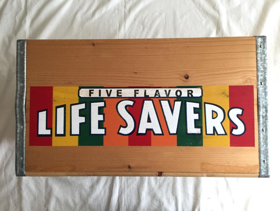 ビンテージ Life Savers Candy 木製 収納ボックス キャンディ
