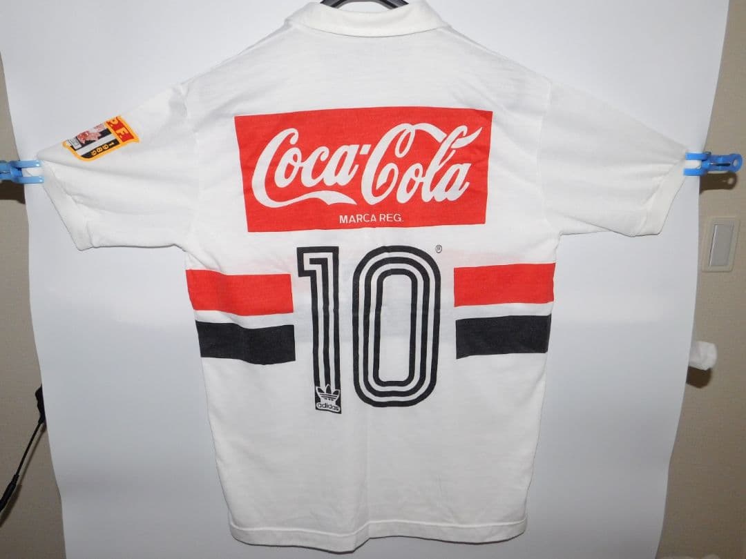 1990 SPFC adidas＆Coca-Colaバージョン公式戦使用品　本物