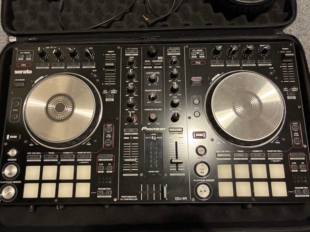 Pioneer DDJ-SR Technicsヘッドホン付属
