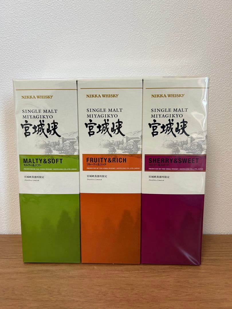 【送料込み‼️】ニッカウイスキー 鶴&宮城峡蒸溜所限定ボトル３本