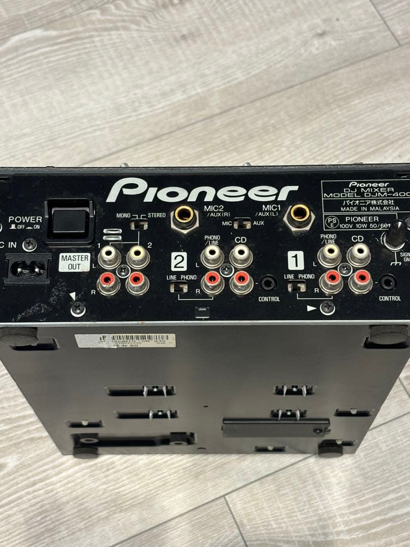 Pioneer DJM-400 2チャンネルDJミキサー パイオニア