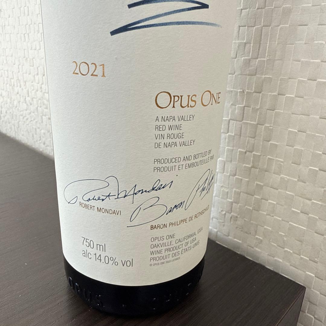 新品未開栓 OPUS ONE オーパスワン 2021 750ml 14％