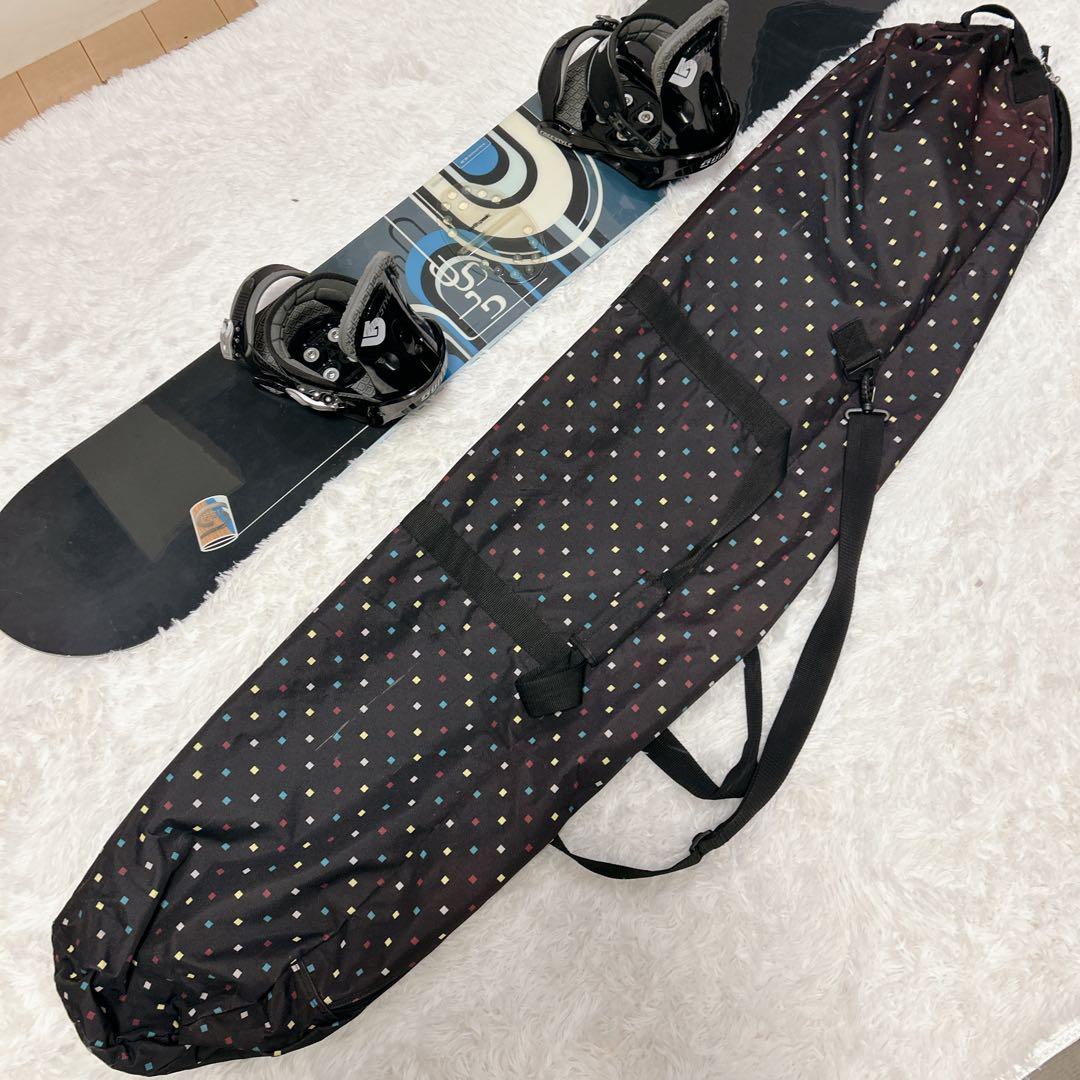 SALOMON スノボ 152cm Burton バイン バッグ付 3点セット