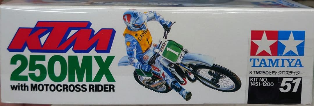 【未組立】TAMIYA　 KTM250MX モトクロス ライダー付き 1/12