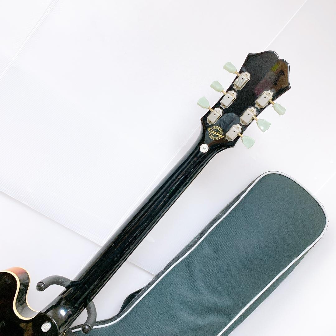 美品 Epiphone エピフォン Dot VS セミアコ エレキギター ケース