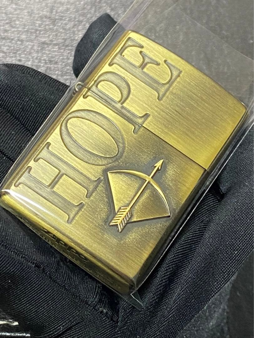 zippo ホープ ゴールド 限定品 希少モデル ヴィンテージ 1999年製