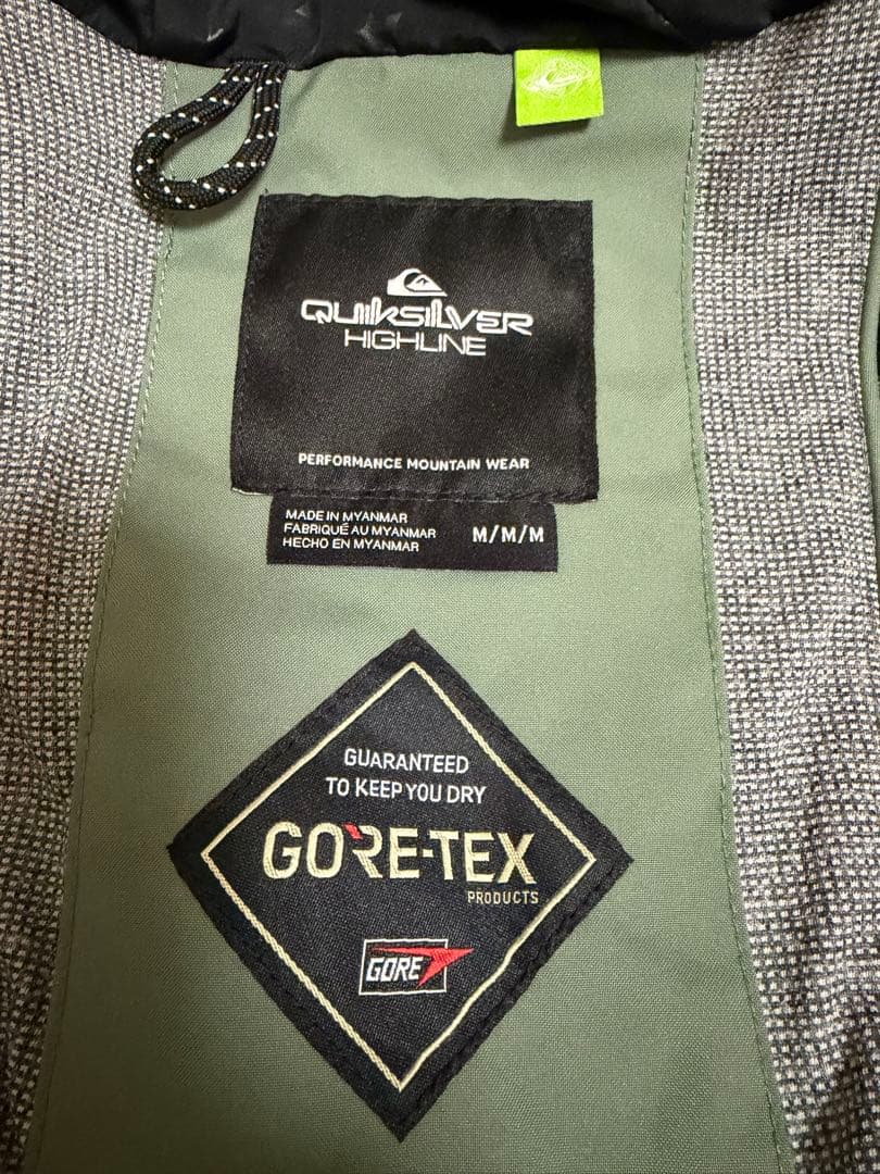 スノーボード Quiksilver FOREVER STRETCH GORE-TEX JK