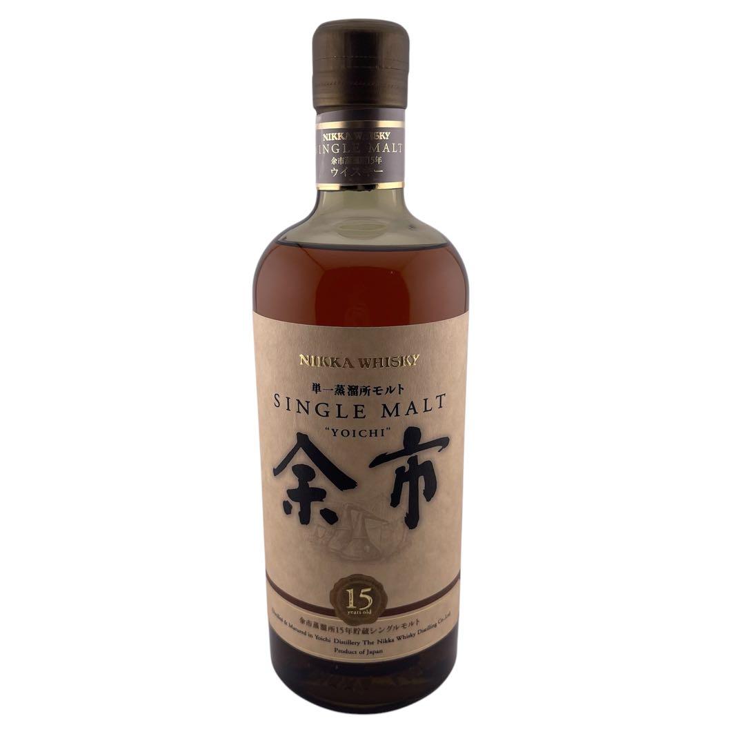 ニッカ シングルモルト 余市 15年貯蔵 ウイスキー 700ml 45％9187