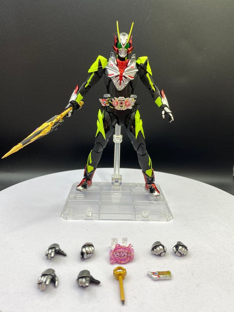 改造品 S.H.Figuarts 仮面ライダーゼロスリー 発光.ver