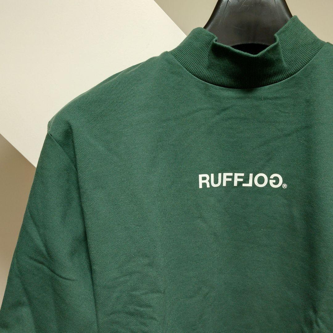 rufflog ラフロッグ S ゴルフ モックネック シャツ トップス グリーン