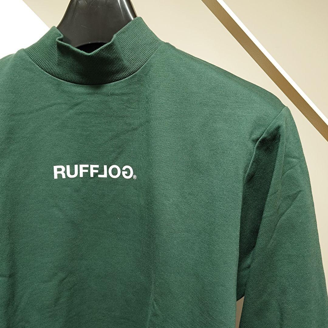 rufflog ラフロッグ S ゴルフ モックネック シャツ トップス グリーン