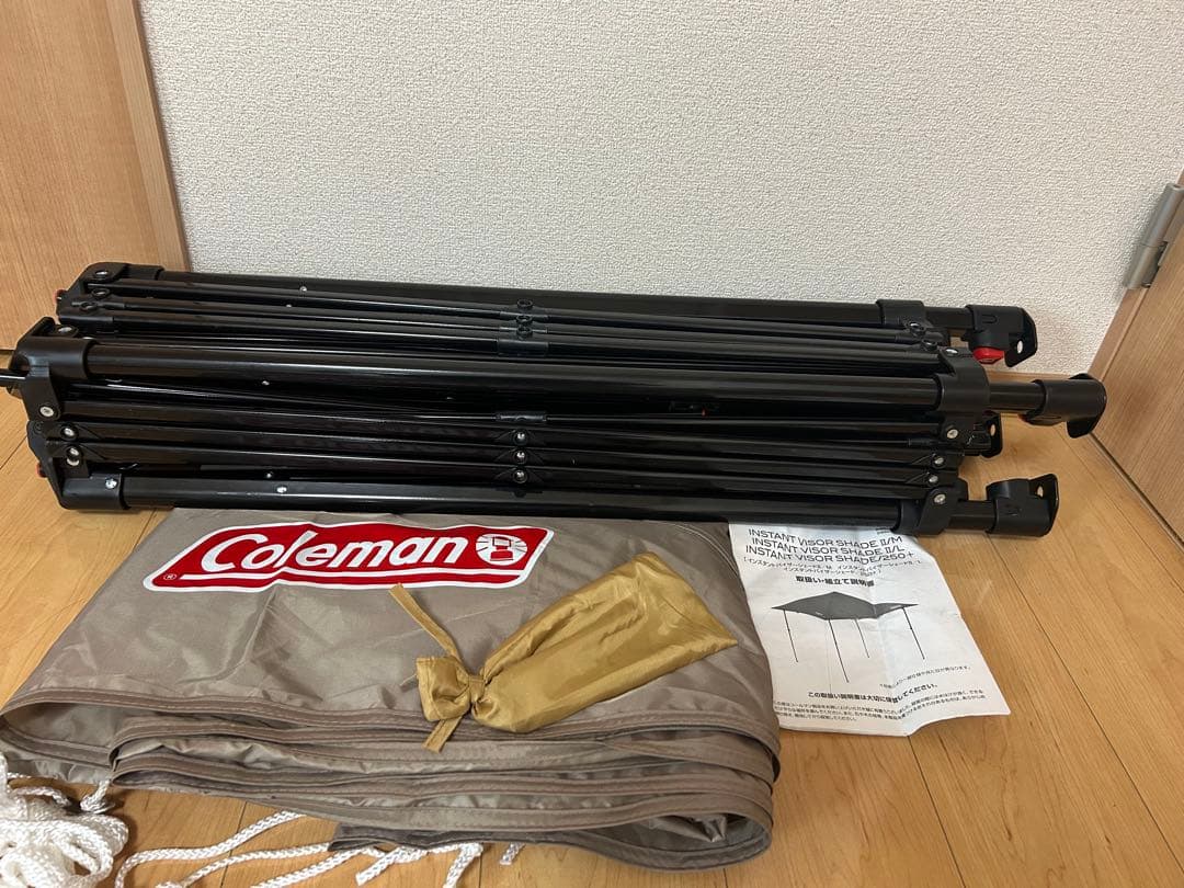 値下　美品　Coleman インスタントバイザーシェードⅡ M グレージュ
