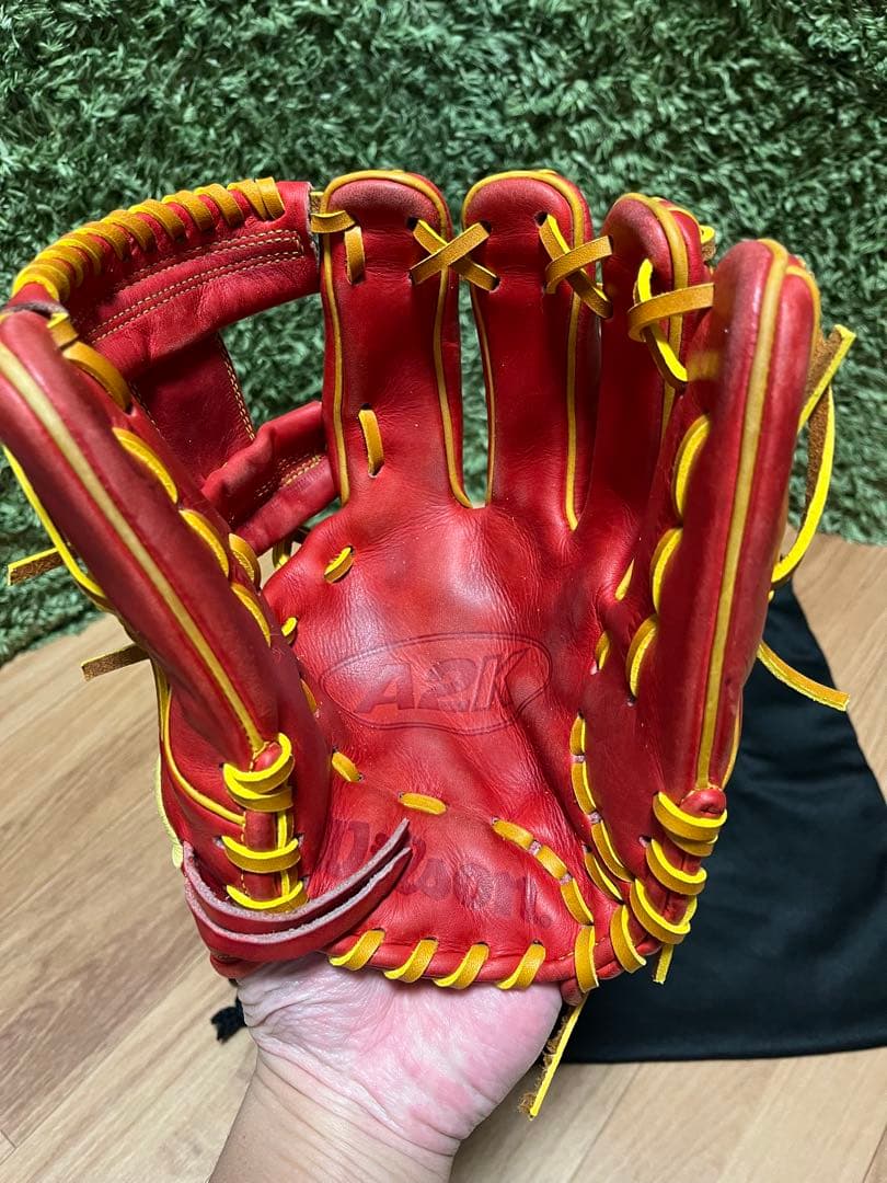 Wilson A2K OA1GM 硬式内野手用グラブ 11.5インチ レッド系