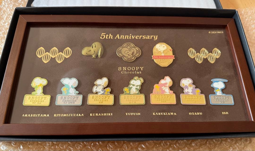 SNOOPY chocolat 5周年 限定500個 ピンバッジコレクション