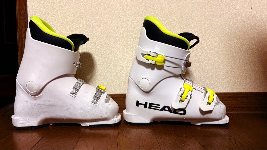 HEAD 子ども用スキー靴、板、ストックセット