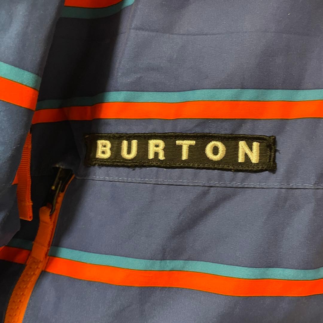 BURTONバートンスノーボードジャケットスキーウェアパーカーボーダー青ブルー紺