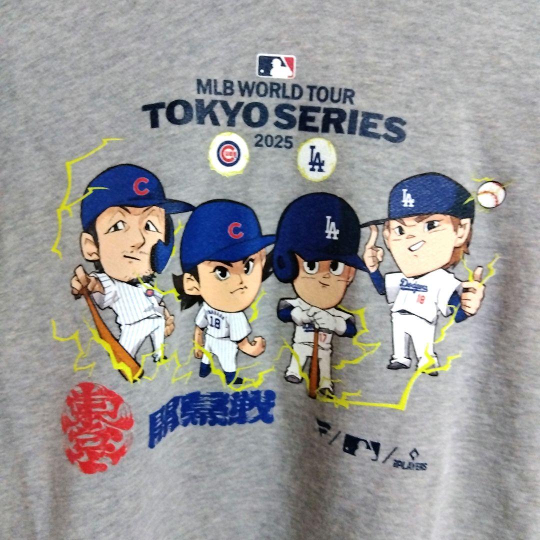 MLB ワールドツアー東京シリーズ2025 開幕戦キャラクターイラスト入XL