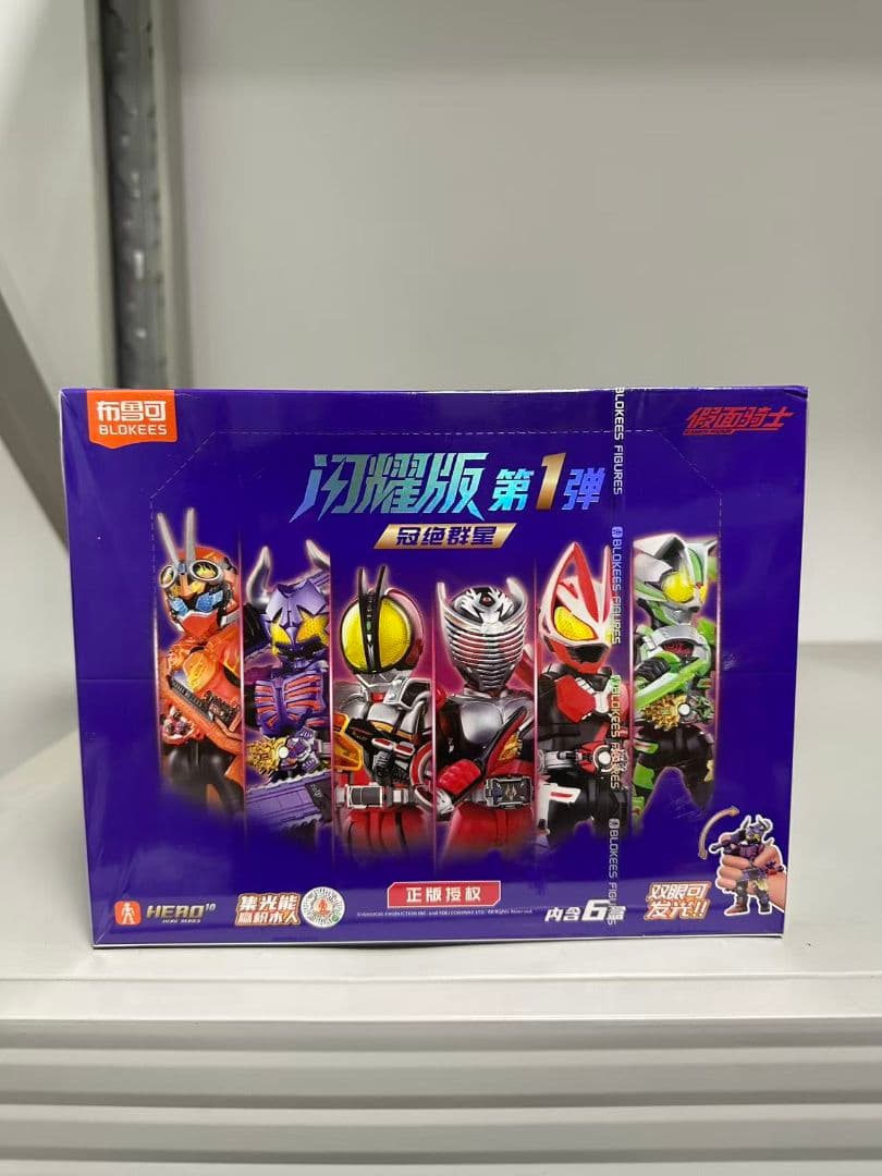 BLOKEES 中国限定 仮面ライダー フィギュア ブラインドボックス 6種入り