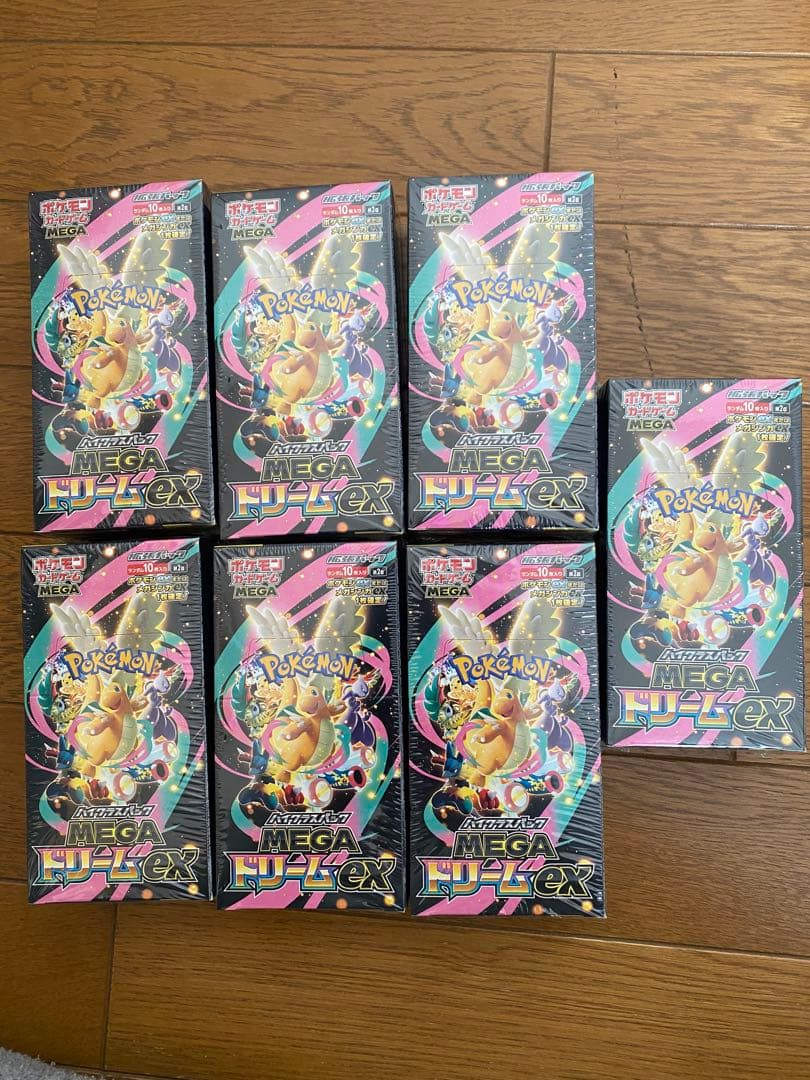 ポケモンカード　メガドリーム ex 7BOX シュリンク付き　新品・未開封