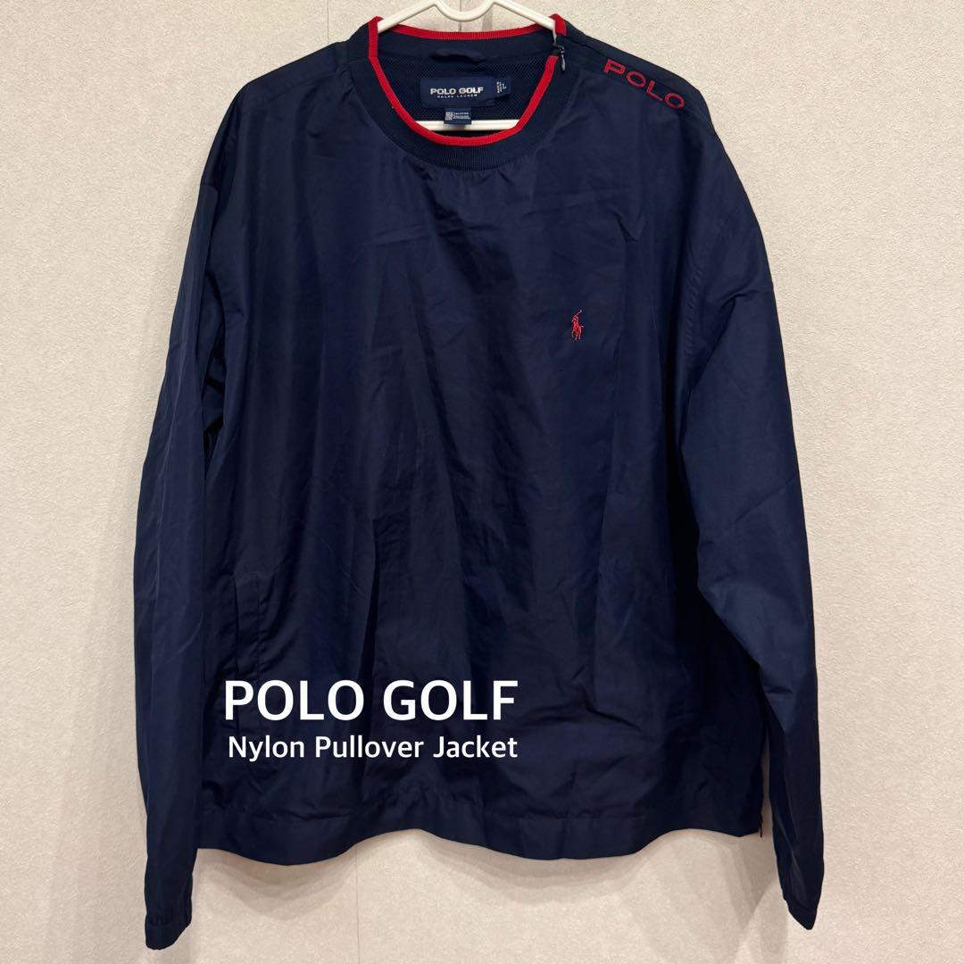 POLO GOLF ナイロンプルオーバージャケット L（ネイビー）ラルフローレン