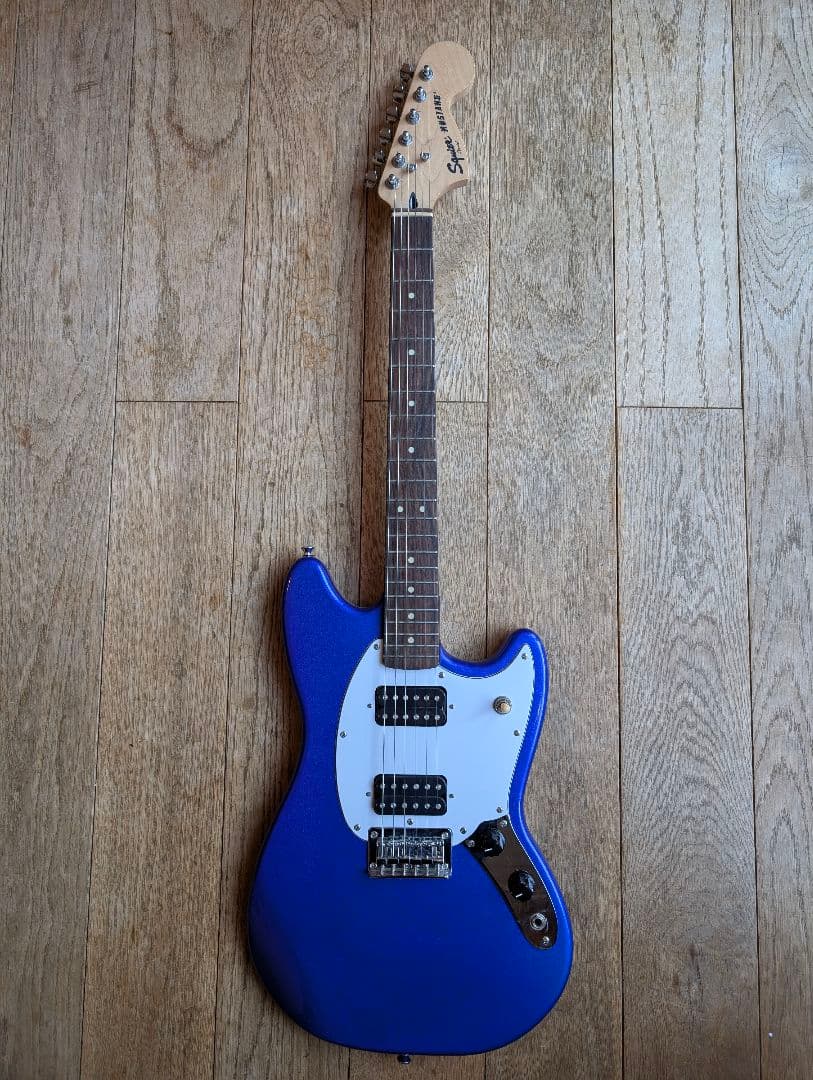 Squier Bullet Mustang HH　青　エレキギター