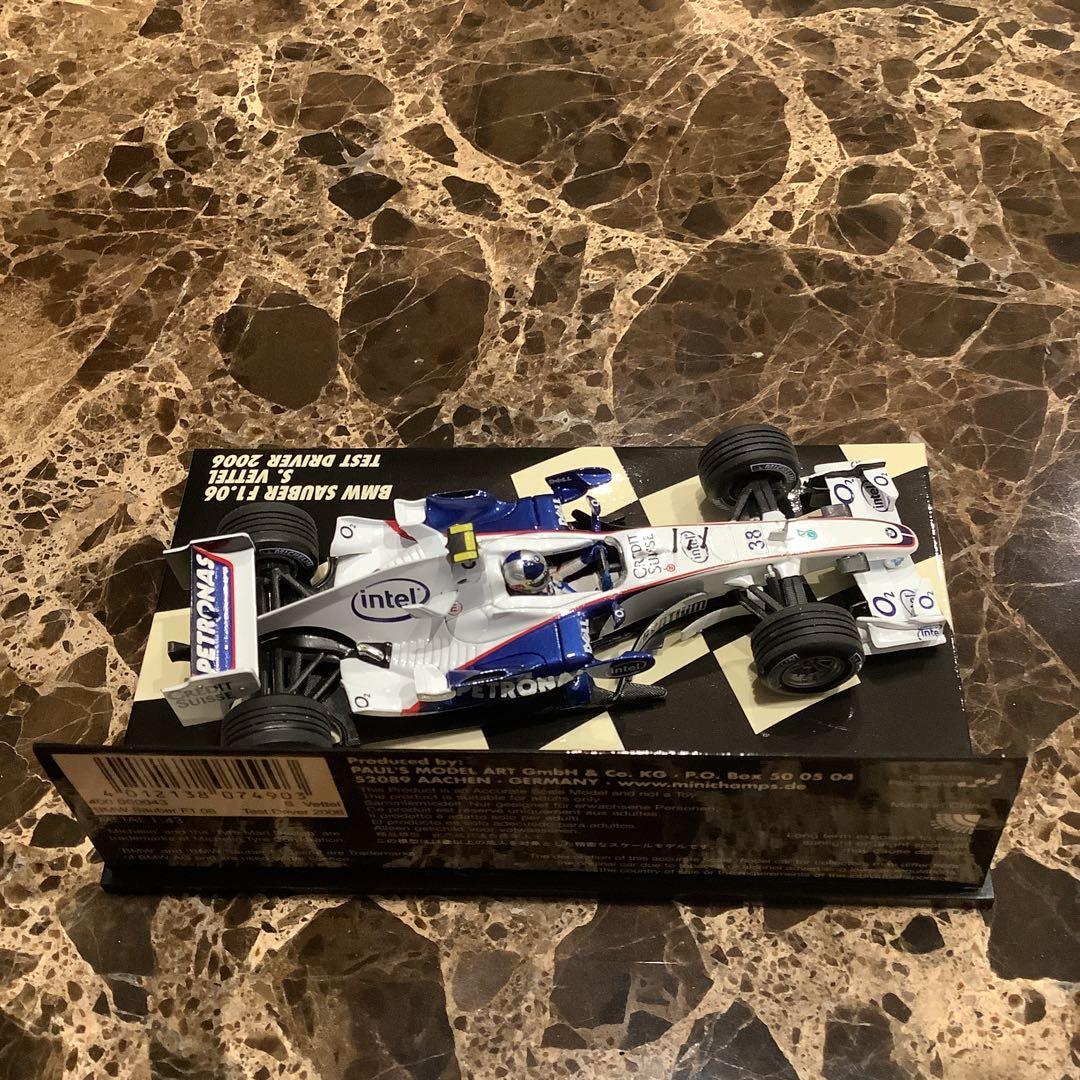 ミニチャンプス F1 1/43 ザウバー ベッテル テストドライバー