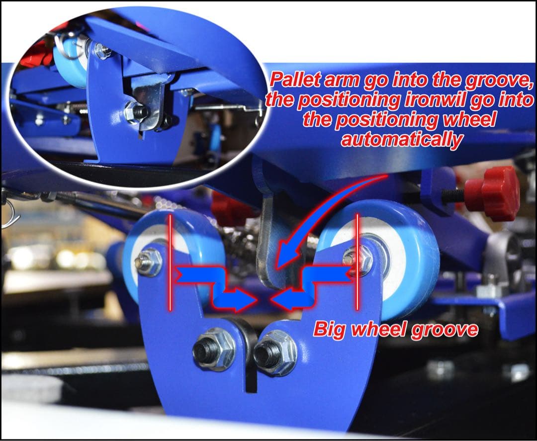 6色6台シルクスクリーン印刷機1台