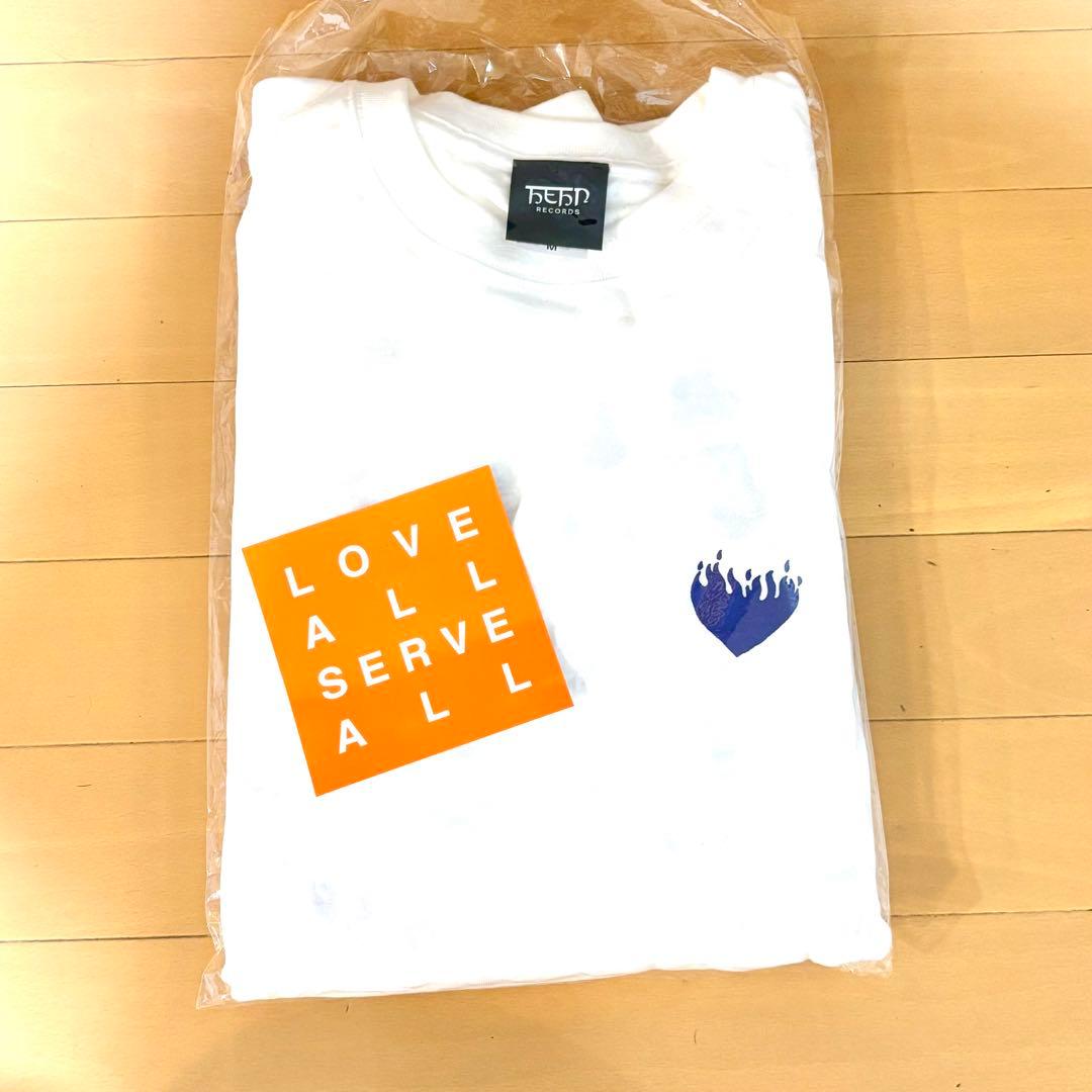 【入手困難】新品未使用　藤井風　燃えよロングTシャツ（白）サイズM ／シール付き