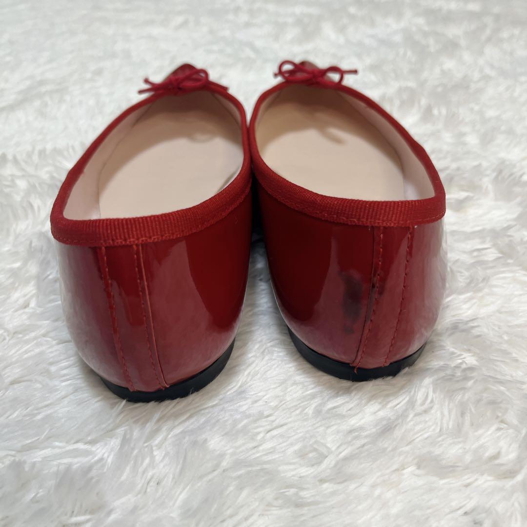 【美品】repetto レペット ブリジット バレエシューズ フラット 赤 23