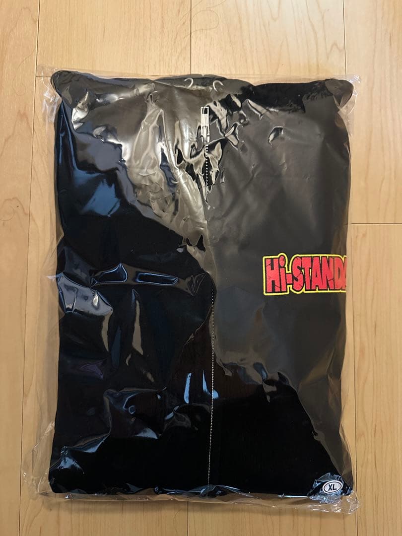 新品 Hi-STANDARD XL ジップアップパーカー 黒