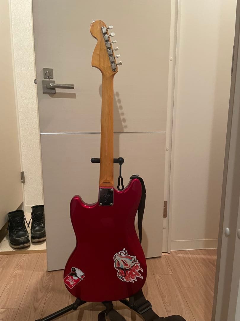 Fender Mustang 赤 セイモア・ダンカン シングルハム