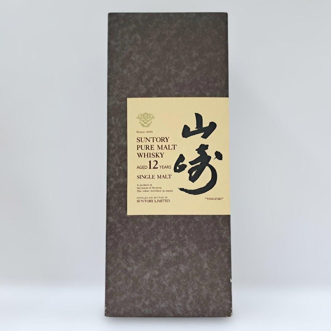 華ラベル サントリー 山崎12年 ピュアモルト ウイスキー 750ml 箱付