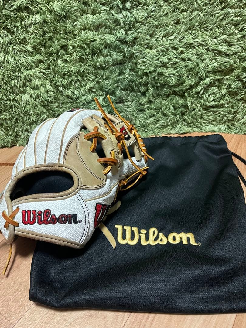 Wilson A2000 H12 硬式グラブ ホワイトSS×キャメル