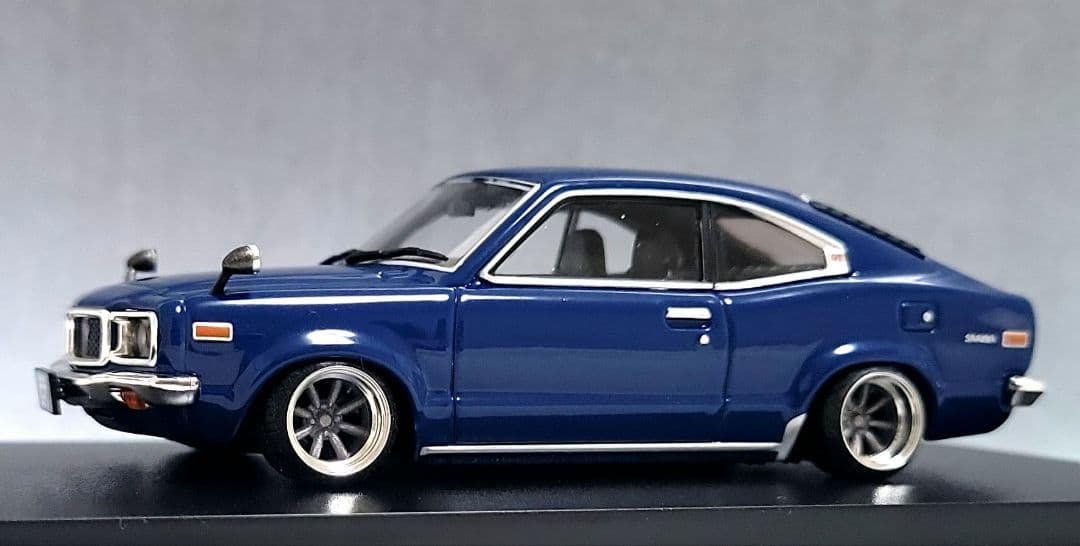 1/43　マツダ　サバンナ改　クーペ　RX-3　ワタナベ　アルミ製　深リム