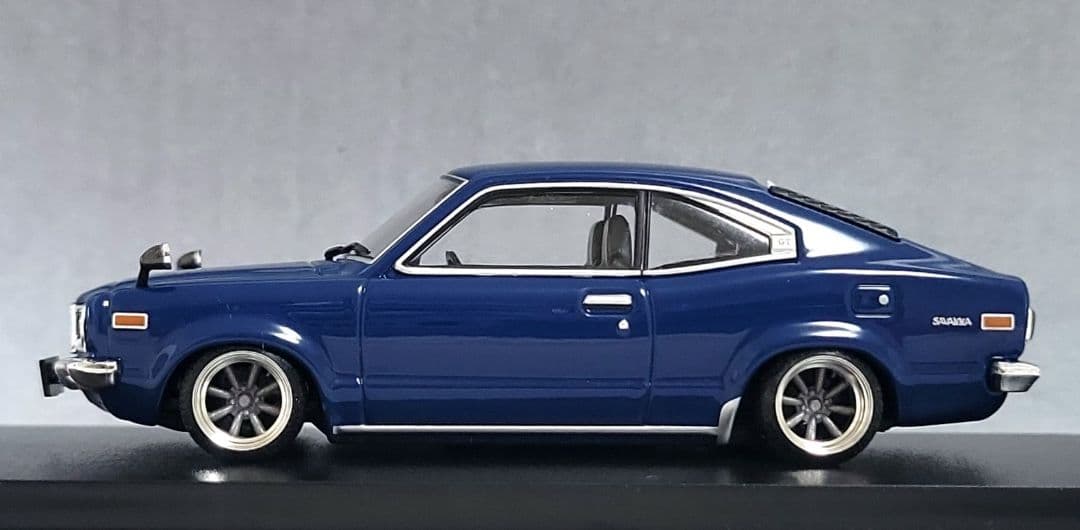 1/43　マツダ　サバンナ改　クーペ　RX-3　ワタナベ　アルミ製　深リム