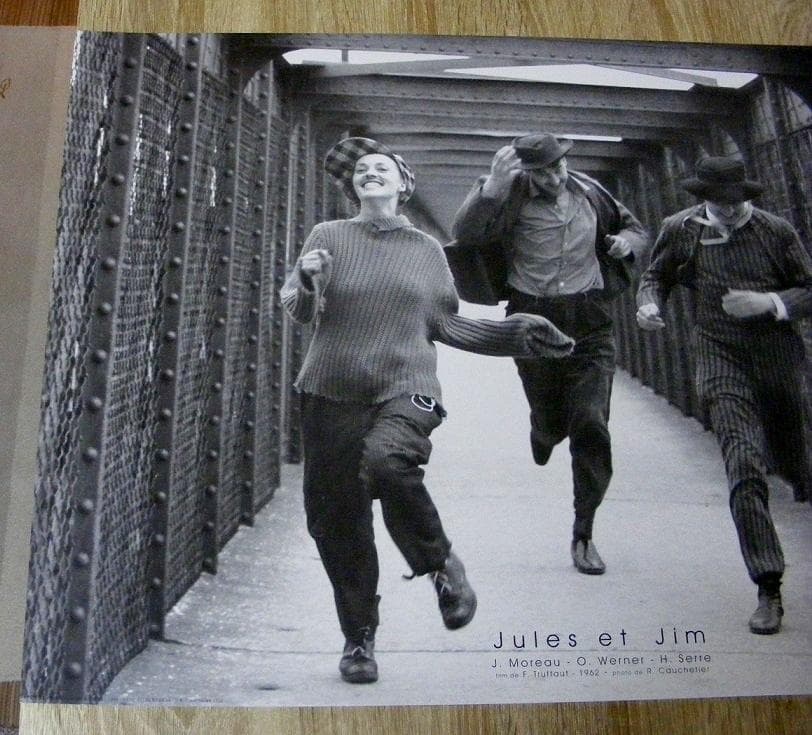 フランソワ トリュフォー Jules and Jim 1995年製ポスター