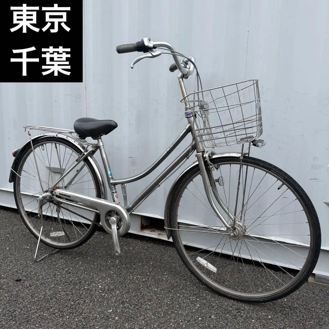 自転車 27インチ カゴ/変速機/オートライト付 定価8万円