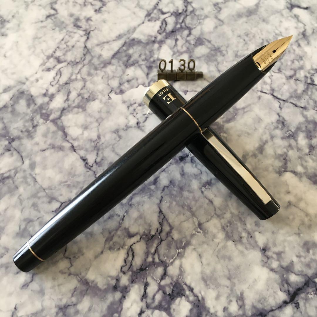 #0130 オーバーホール済み パイロット ロング PILOT E 14k