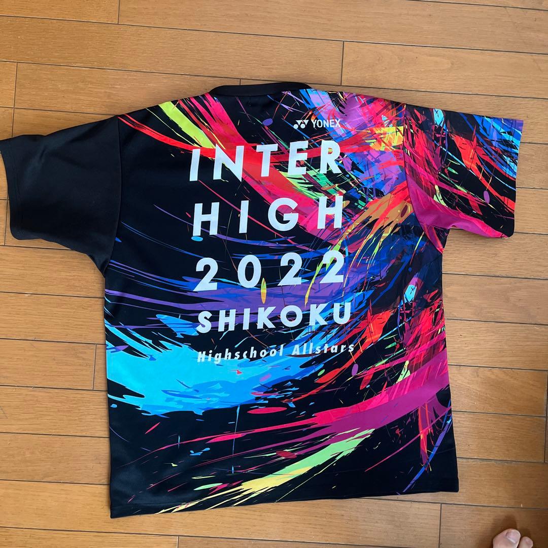YONEX INTER HIGH 2022 シャツ