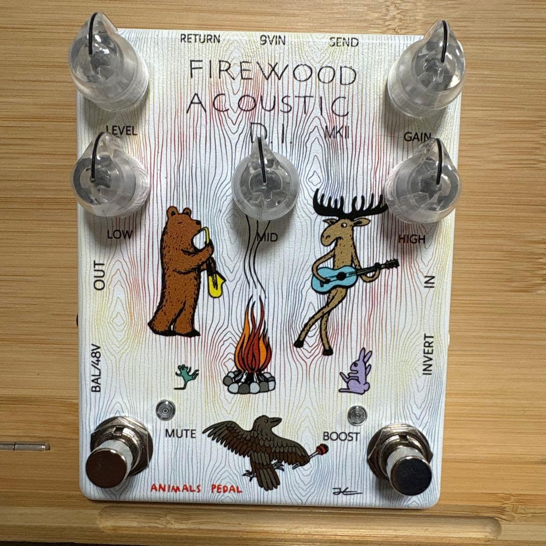 ギター ANIMALS PEDAL FIREWOOD ACOUSTIC D.I MK2