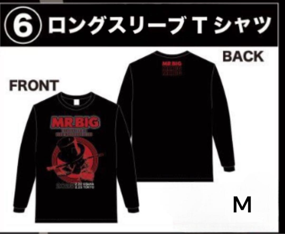 新品　MR BIG ミスタービッグ　長袖 Tシャツ M ロンTシャツ　ラスト