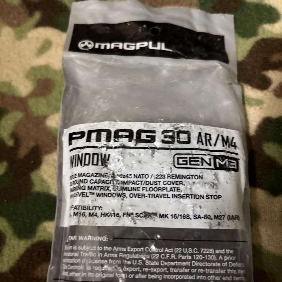 新品　未使用　米軍実物　MAGPUL PMAG 30 窓付き　マグプル　ブラック