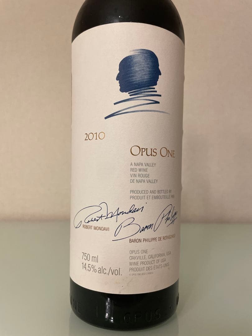 Opus One 過去最高評価 オーパスワン2010 赤ワイン