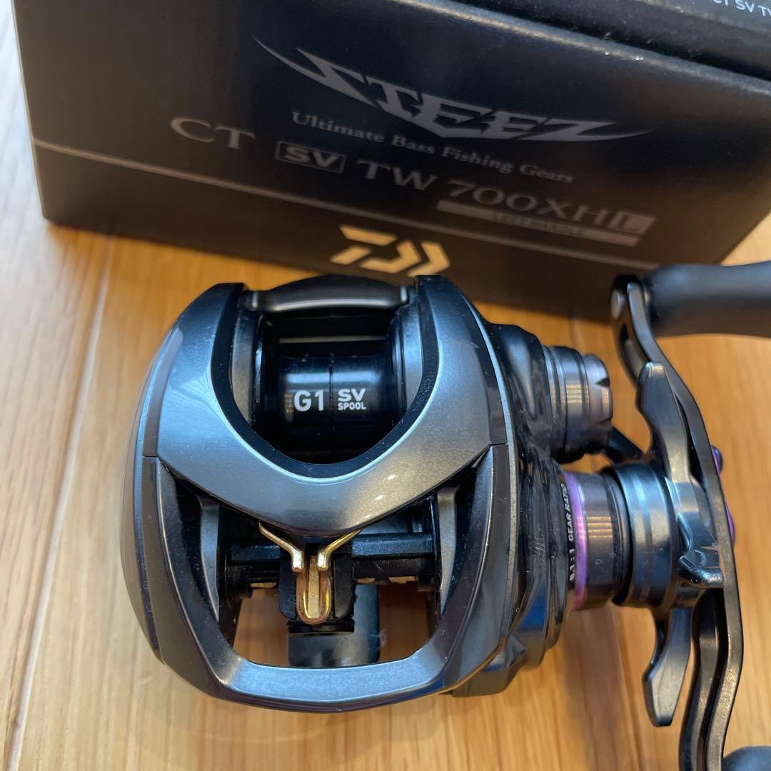 極上美品Daiwa 2019 CT SV TW 700XHLベイトリール