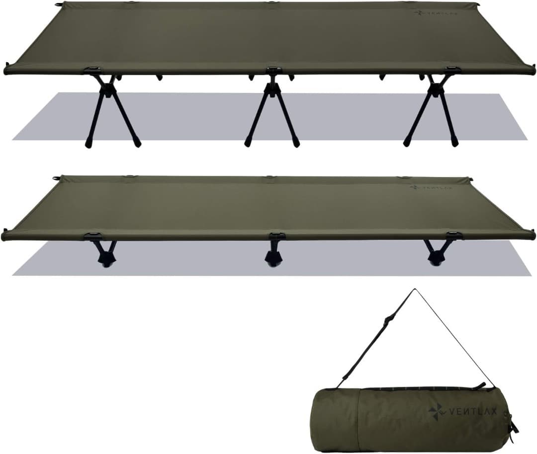 VENTLAX ヴェントラクス - 2WAY アジャスタブルコット オリーブ色