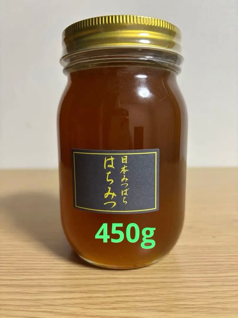 日本蜜蜂はちみつ　宮崎県産2025年10月採れたて　450g