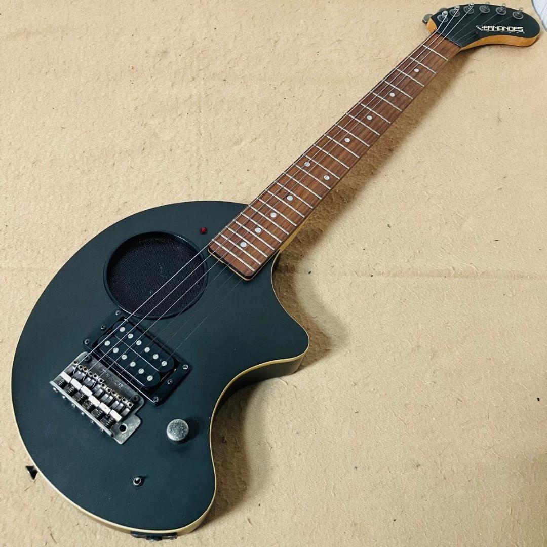【美品 電池付き】FERNANDES ZO-3 アンプ内蔵ギター マットブラック