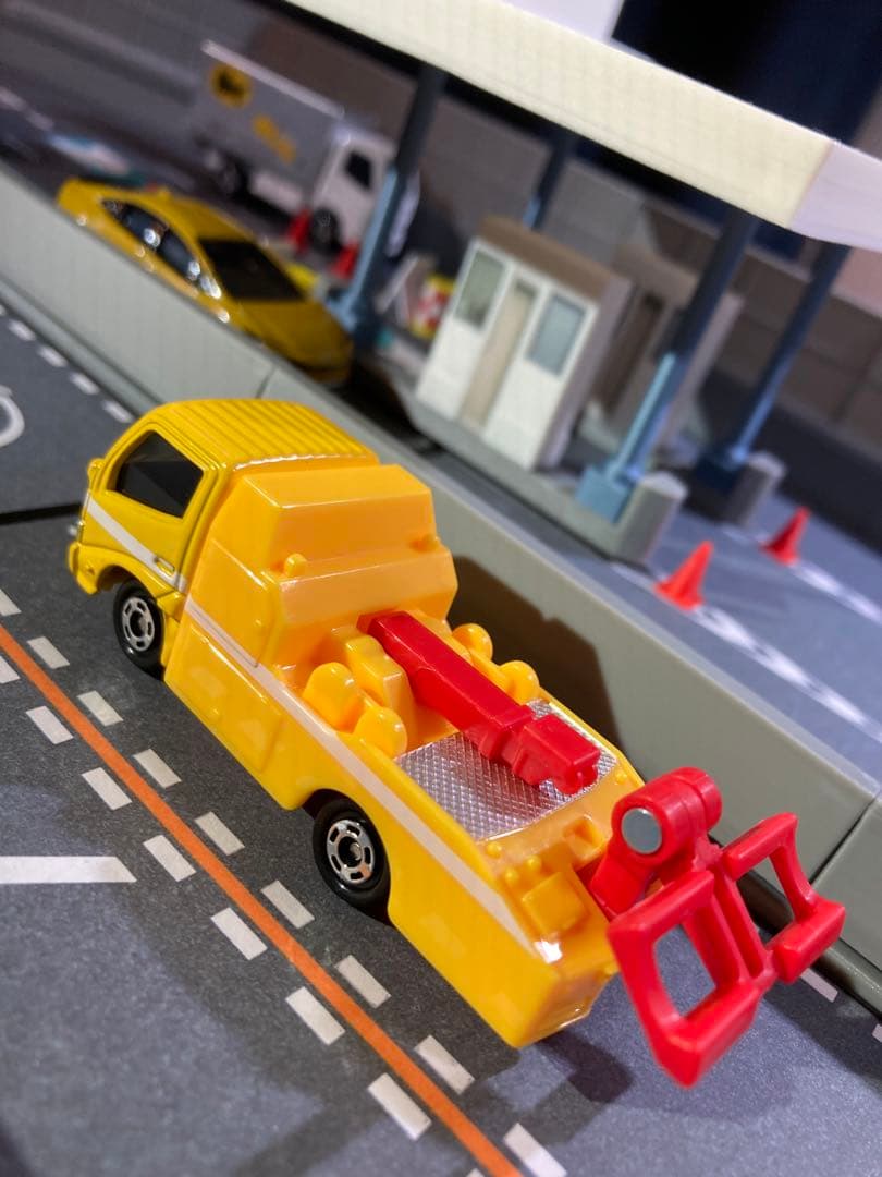 1:64 ミニカージオラマ 高速道路 料金所セット
