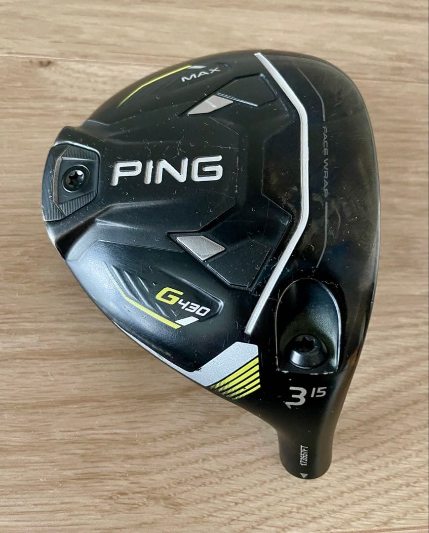 PING ピン G430 MAX フェアウェイウッド 3W 15° ヘッド単品